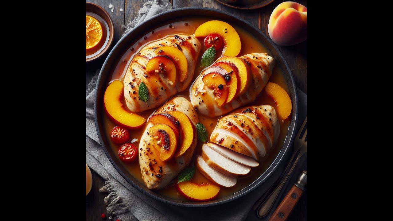 Pechugas de Pollo en Salsa Tropical de Duraznos y Moonshine: Un Sabor ...