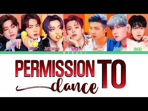 BTS - Permission To Dance (Color Coded Lyrics) - YouTube