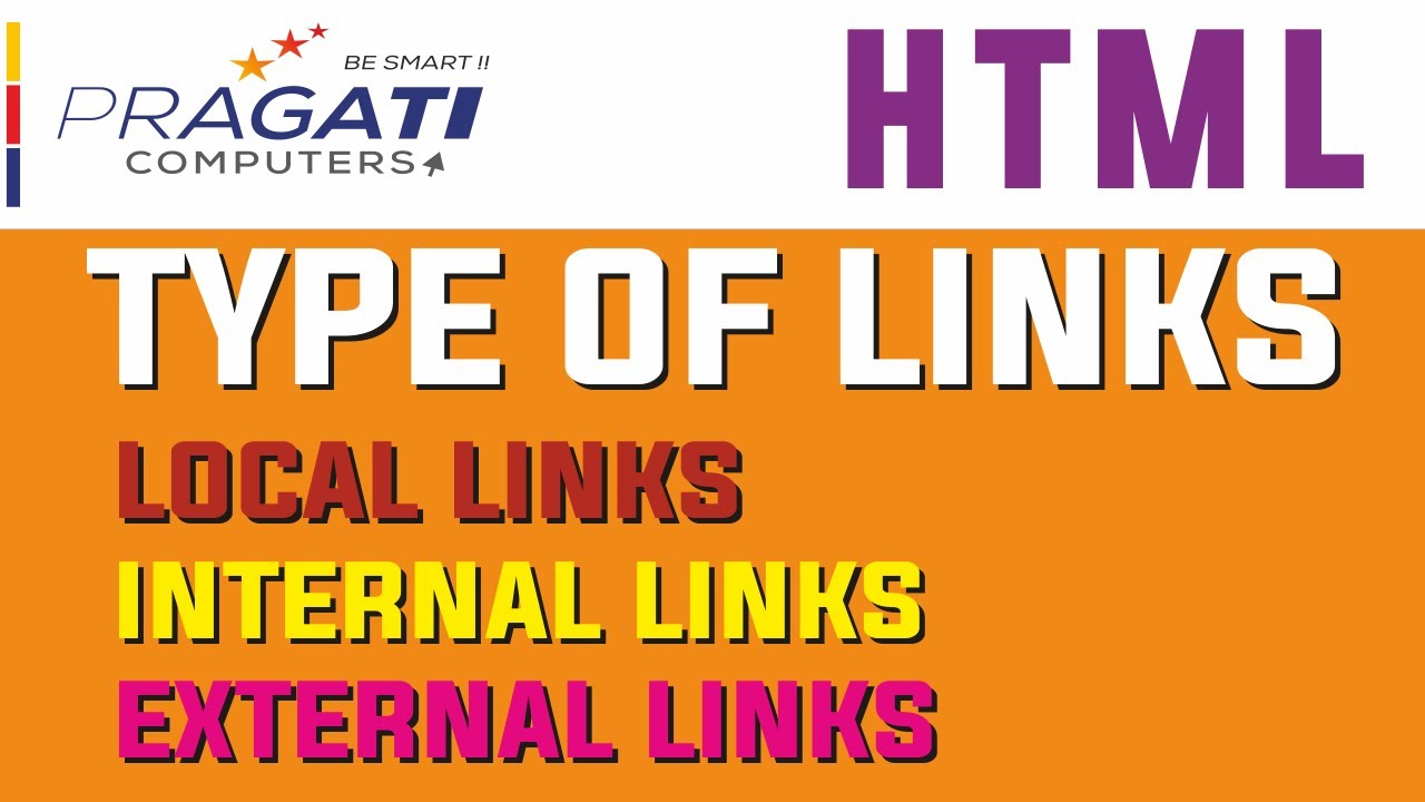 HTML | Type of Links in HTML | Local, Internal & External - YouTube