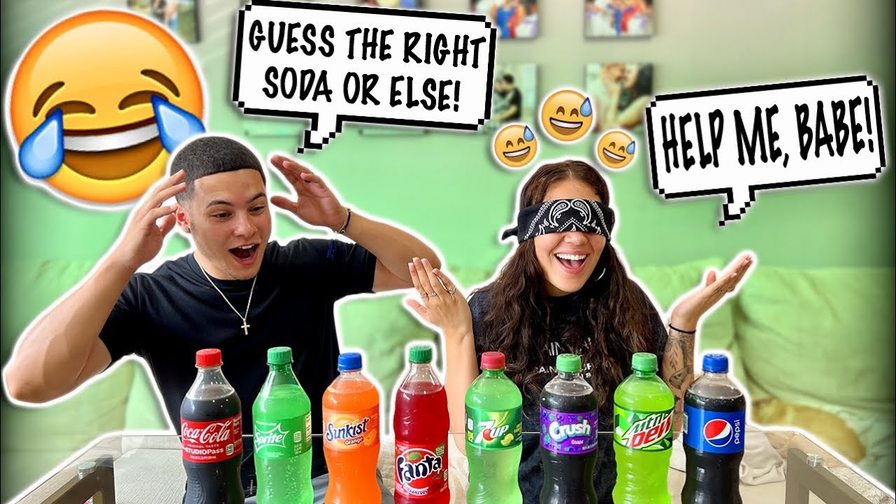 GUESS THE RIGHT SODA OR ELSE!! *SODA CHALLENGE* - YouTube