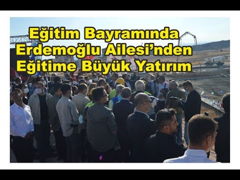 Eğitim Bayramında Erdemoğlu Ailesi’nden Eğitime Büyük Yatırım