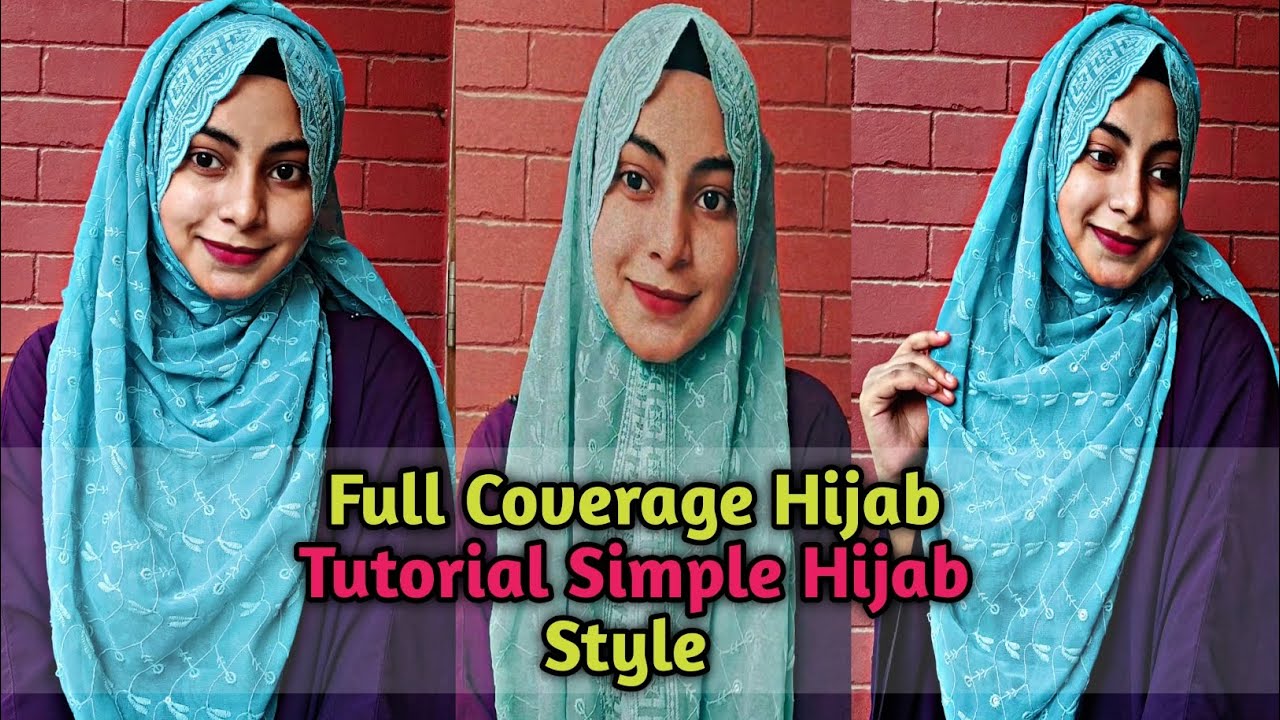 Full coverage hijab/niqab tutorial with burkha || Mim Activities - YouTube
