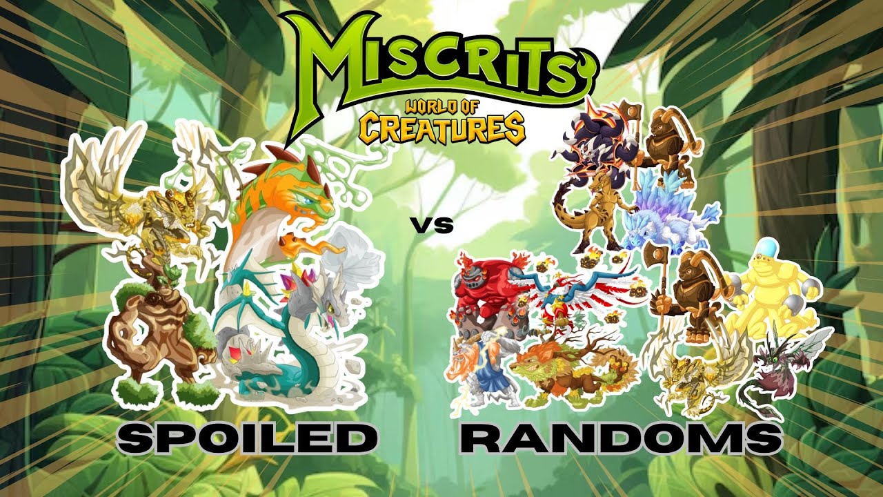 MISCRITS WORLD OF CREATURES - PLATINUM ARENA: Spoiled VS RANDOMS - YouTube