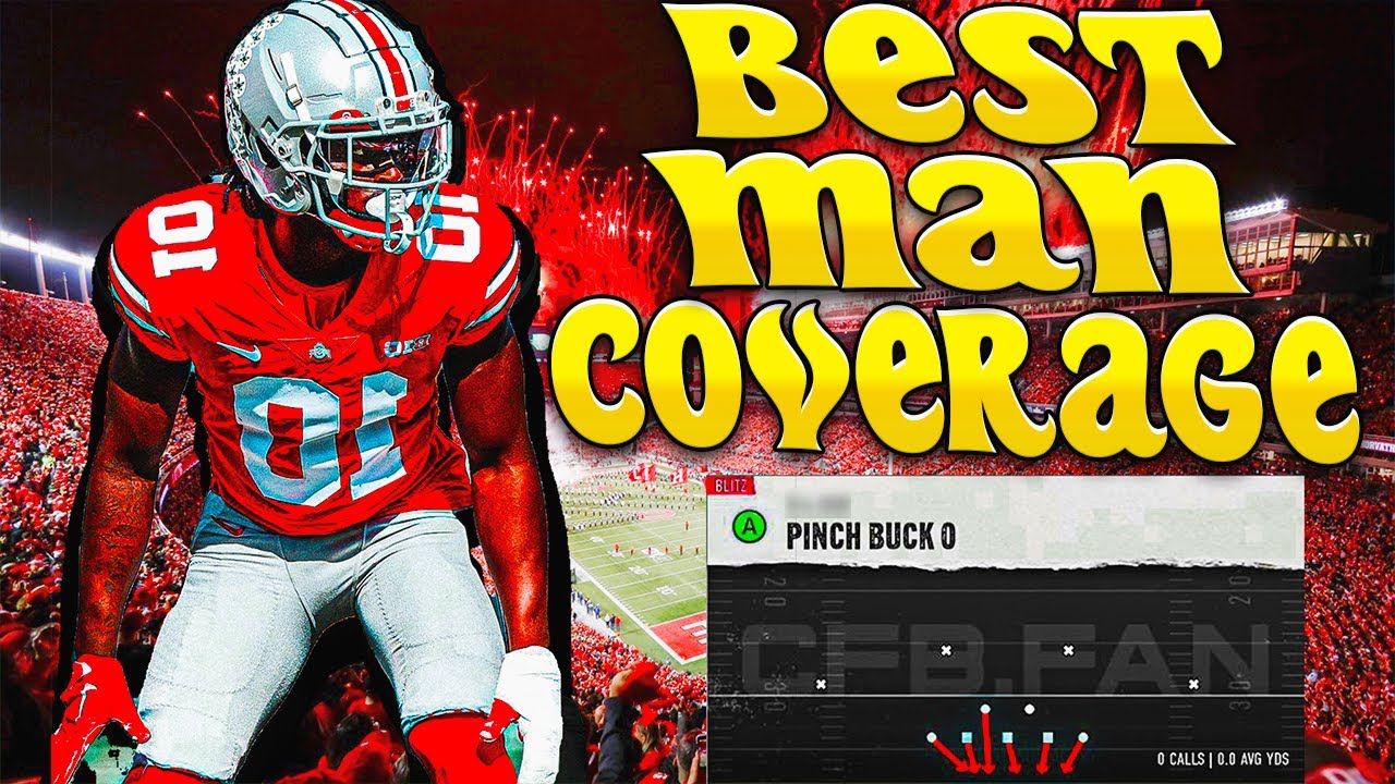 BEST MAN COVERAGE DEFENSE AFTER PATCH UPDATE IN COLLEGE FOOTBALL 25 ...
