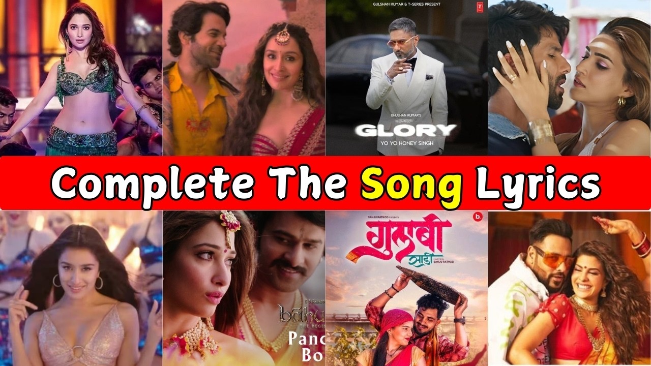 Complete The Lyrics In 5 Second | Guess The Song | Finish The Lyrics ...