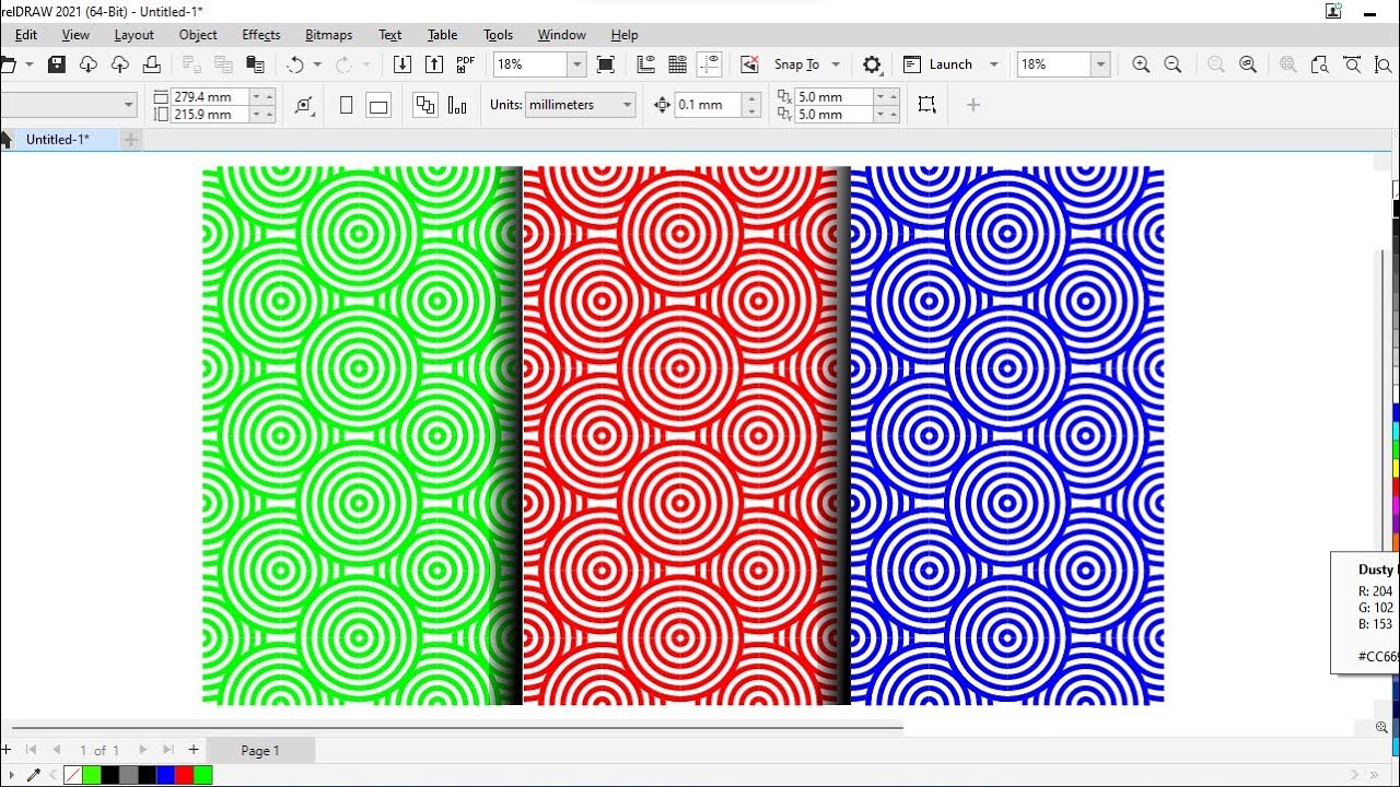 How To Create Seasonal Pattern Design In Coreldraw Coreldraw Pattern Design Youtube
