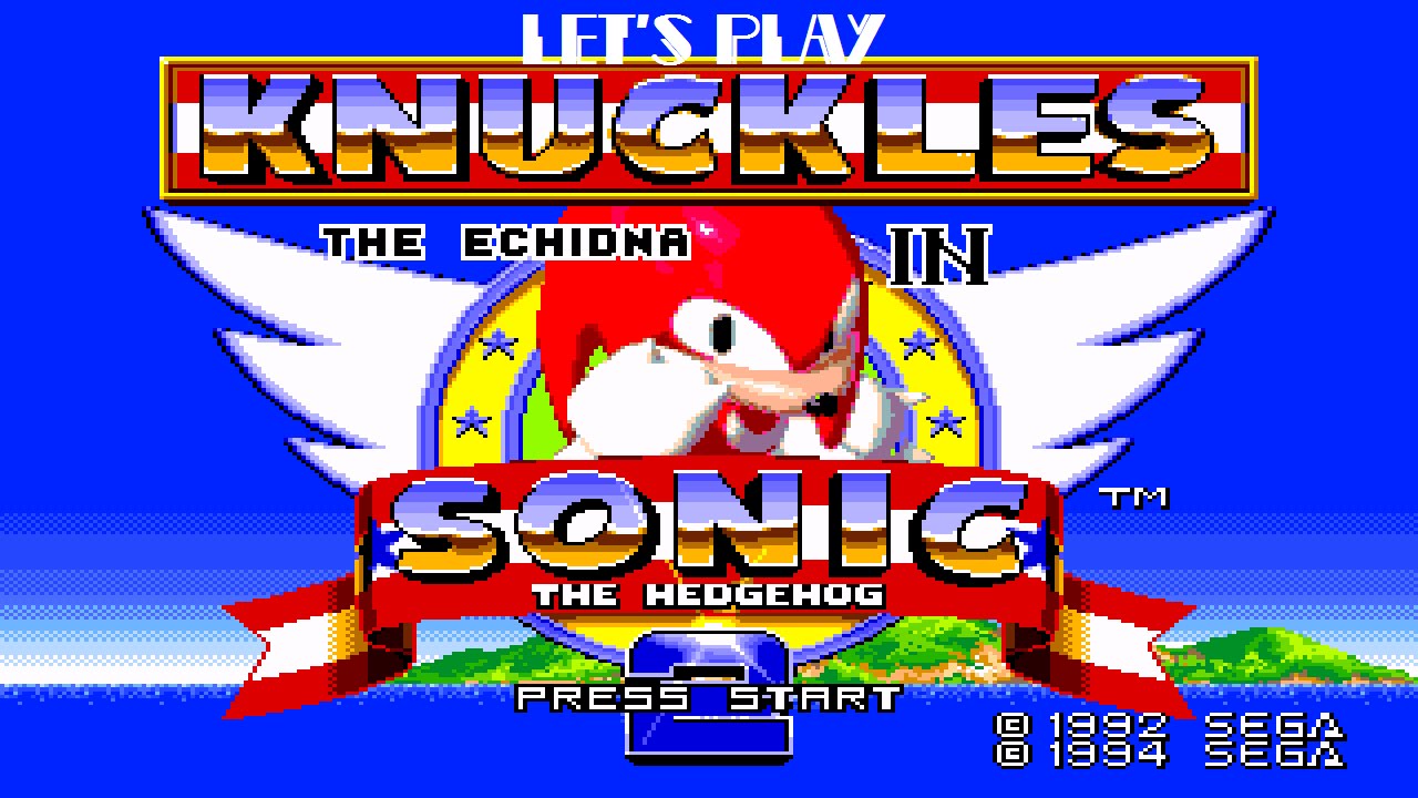 Let's Play Knuckles in Sonic 2 Part 1 - All in One... Almost - YouTube