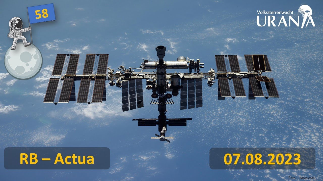 RB58 - Ruimtevaart Actualiteit (07.08.2023) - YouTube