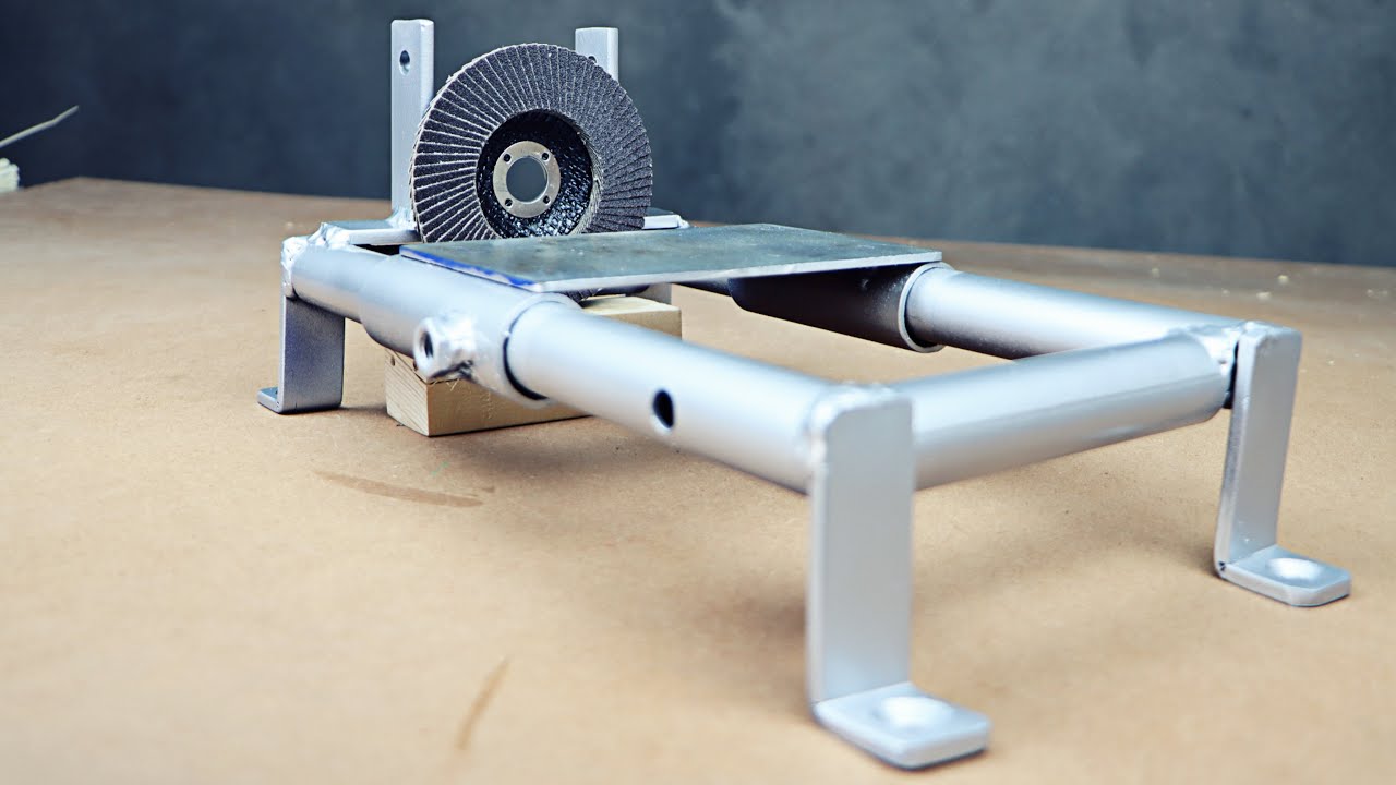 Amazing Homemade Angle Grinder Stand || Genius Homemade Tool Idea - YouTube