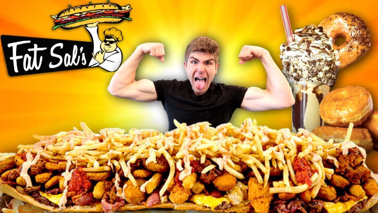 FAT SAL'S BIG FAT FATTY CHALLENGE︱MOST INSANE FOOD CHALLENGE - YouTube