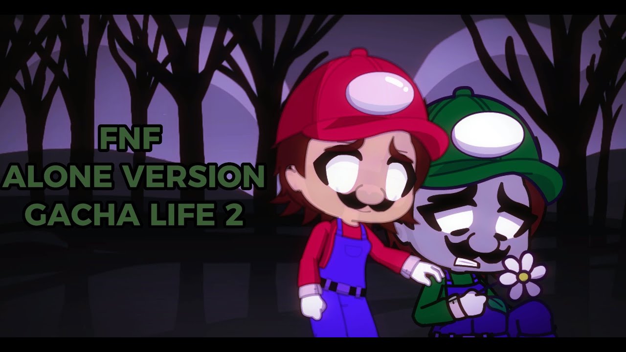alone fnf mario (gacha life 2) - YouTube