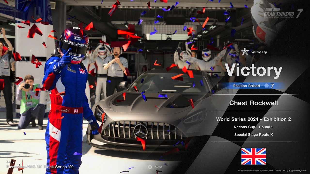 1st place in the GT7 World Series SSR-X race. - YouTube