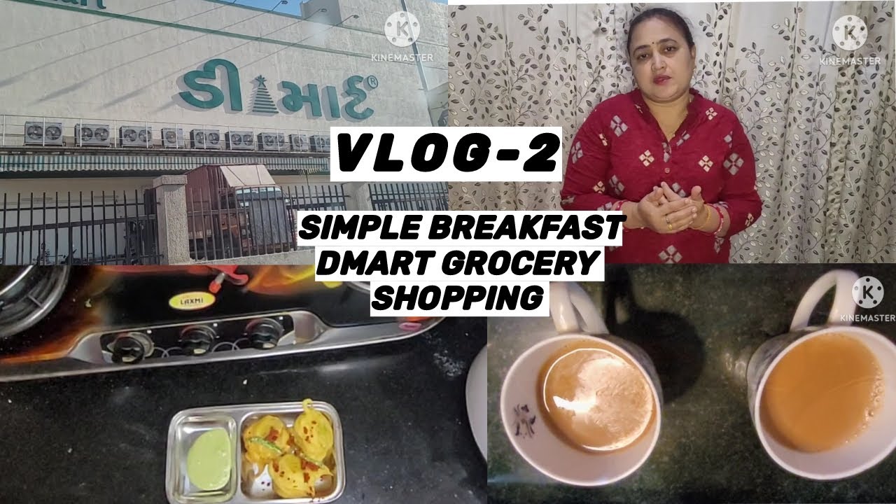 SIMPLE BREAKFAST ROUTINE | DMART GROCERY SHOPPING | BATATA VADA RECIPE ...