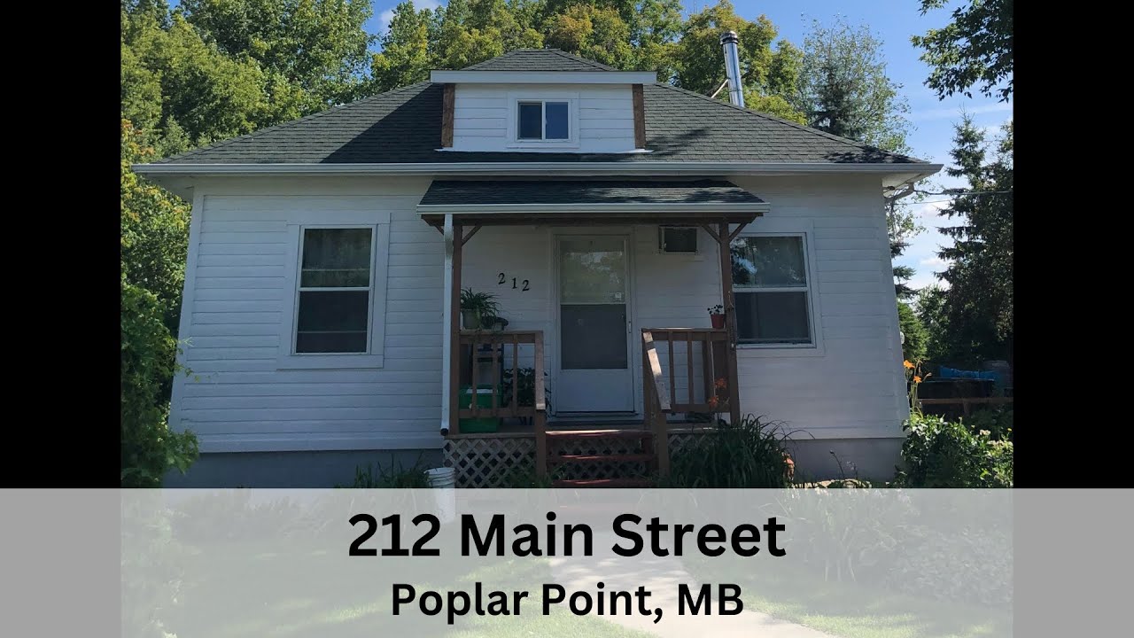 212 Main Street - Poplar Point - Manitoba - MLS 202331599 - YouTube
