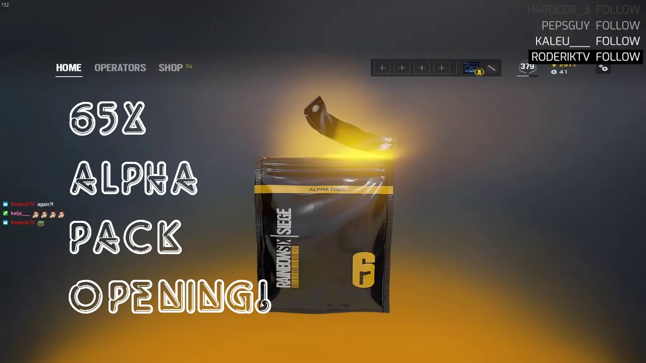 65x Alpha Pack Opening - New Void Edge LEGENDARY Skins! [Rainbow Six ...