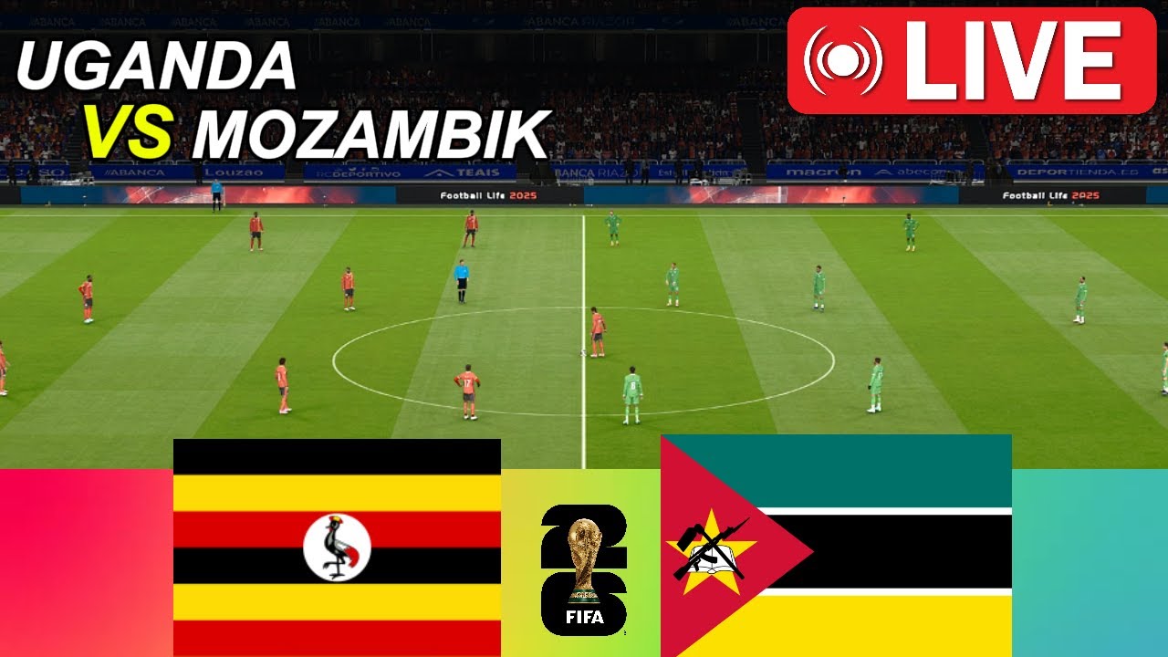 [LIVE] Uganda vs Mozambique | FIFA World Cup Qualifiers 2025 | Full ...