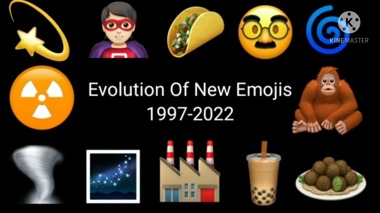 Evolution Of New Emojis 1997-2022 - YouTube