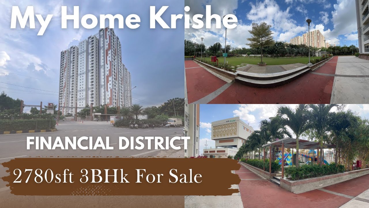 My Home Krishe | Financial District | 2780sft 3BHK Flat For Sale | East ...