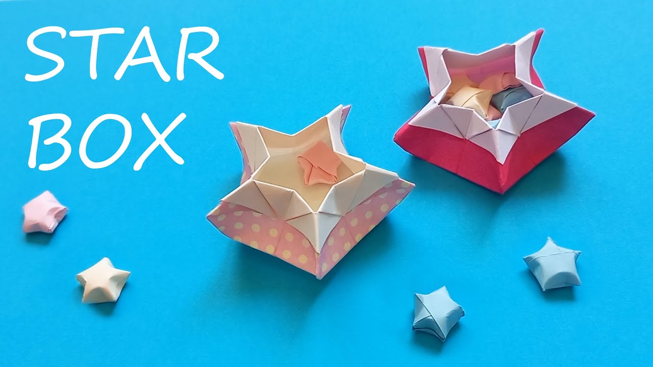 How to make an Origami Star Box - YouTube