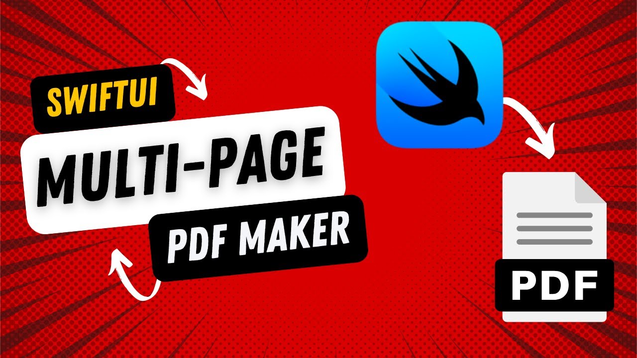 Convert SwiftUI Views into Multi-Page PDF File | SwiftUI View to PDF | PDFKit | iOS 17+ - YouTube