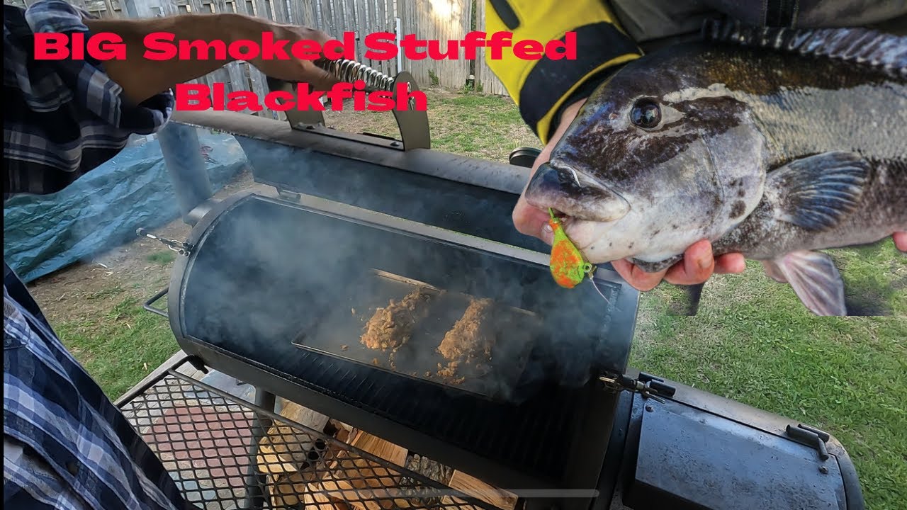 BIG Tautog / Catch,Clean & Cook. Smoked stuffed Tog !!#catch/clean/cook ...