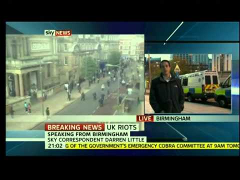 UK RIOTS SPREAD TO WOLVERHAMPTON 9 AUGUST 2011 - YouTube