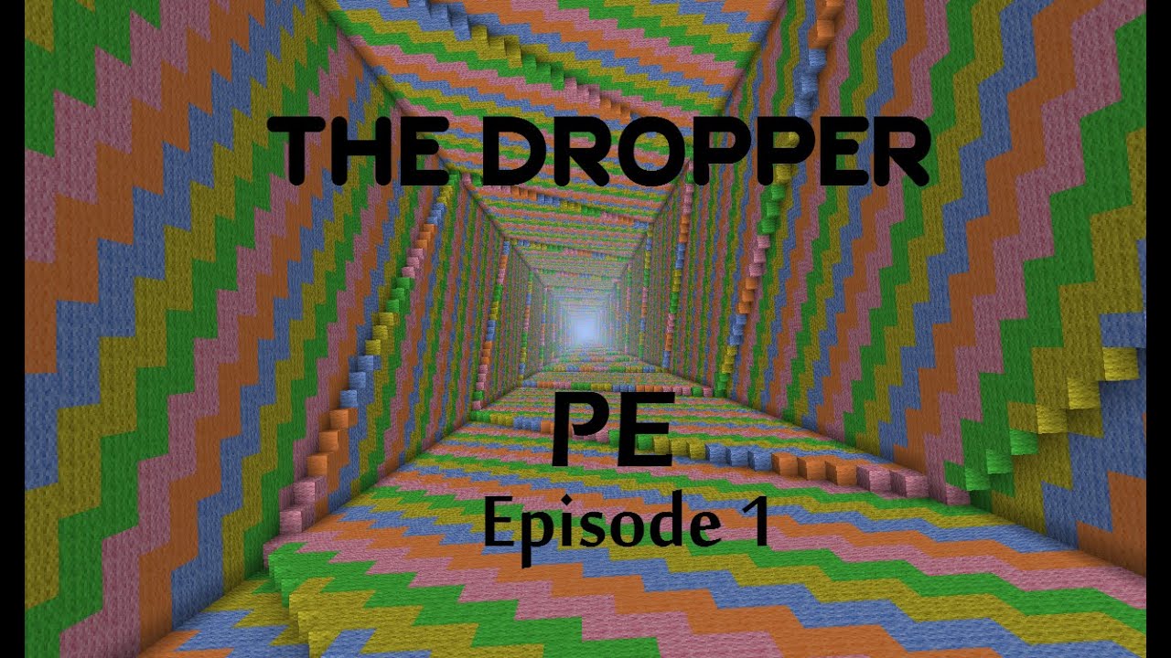 Minecraft Pocket Edtion : The Dropper PE #1 - EN CHUTE LIBRE ! - YouTube