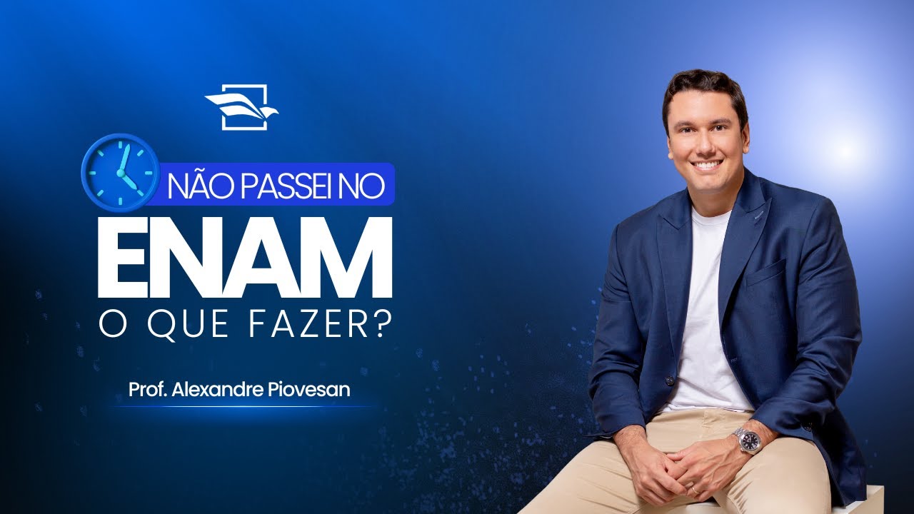 Não passei no ENAM: o que fazer? - YouTube