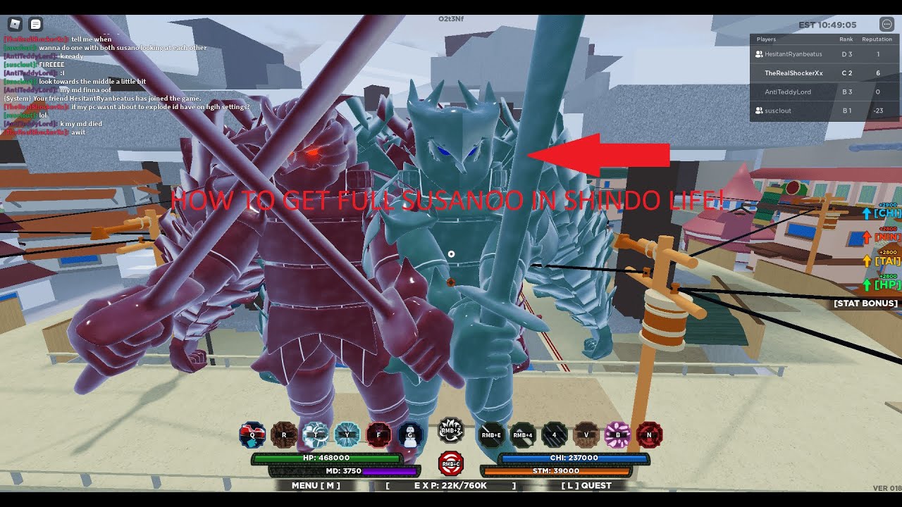 [CODE]How To REALLY Get The SUSANOO/FULL SAMURAI SPIRIT IN SHINDO LIFE ...