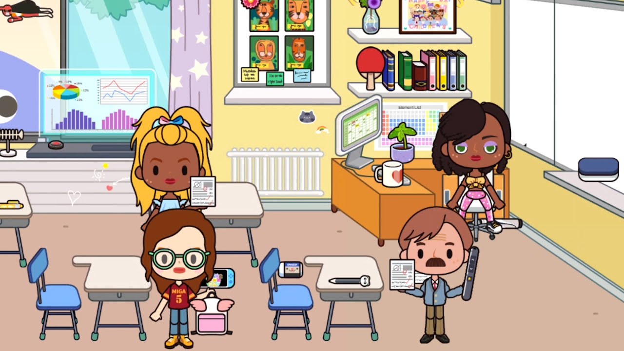 Miga Town: My School | Creative Game Story #4 (Android Gameplay) | Cute ...