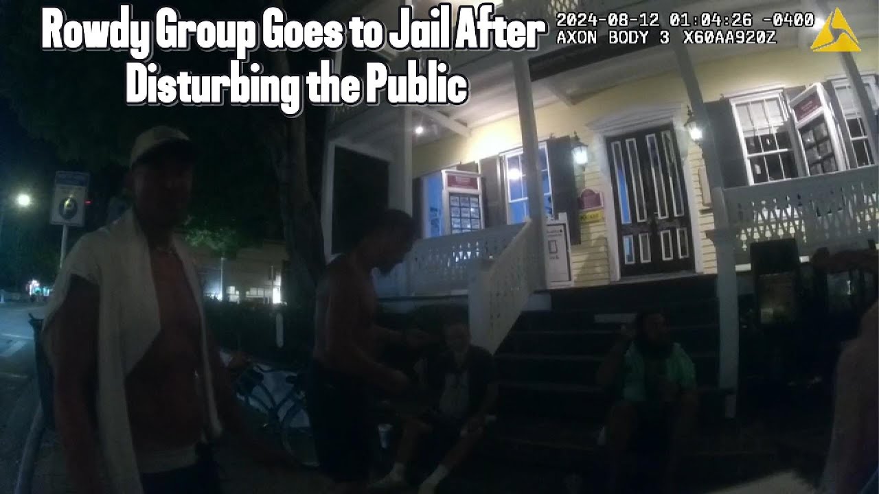 Rowdy Group Arrested After Harassing People All Night - YouTube