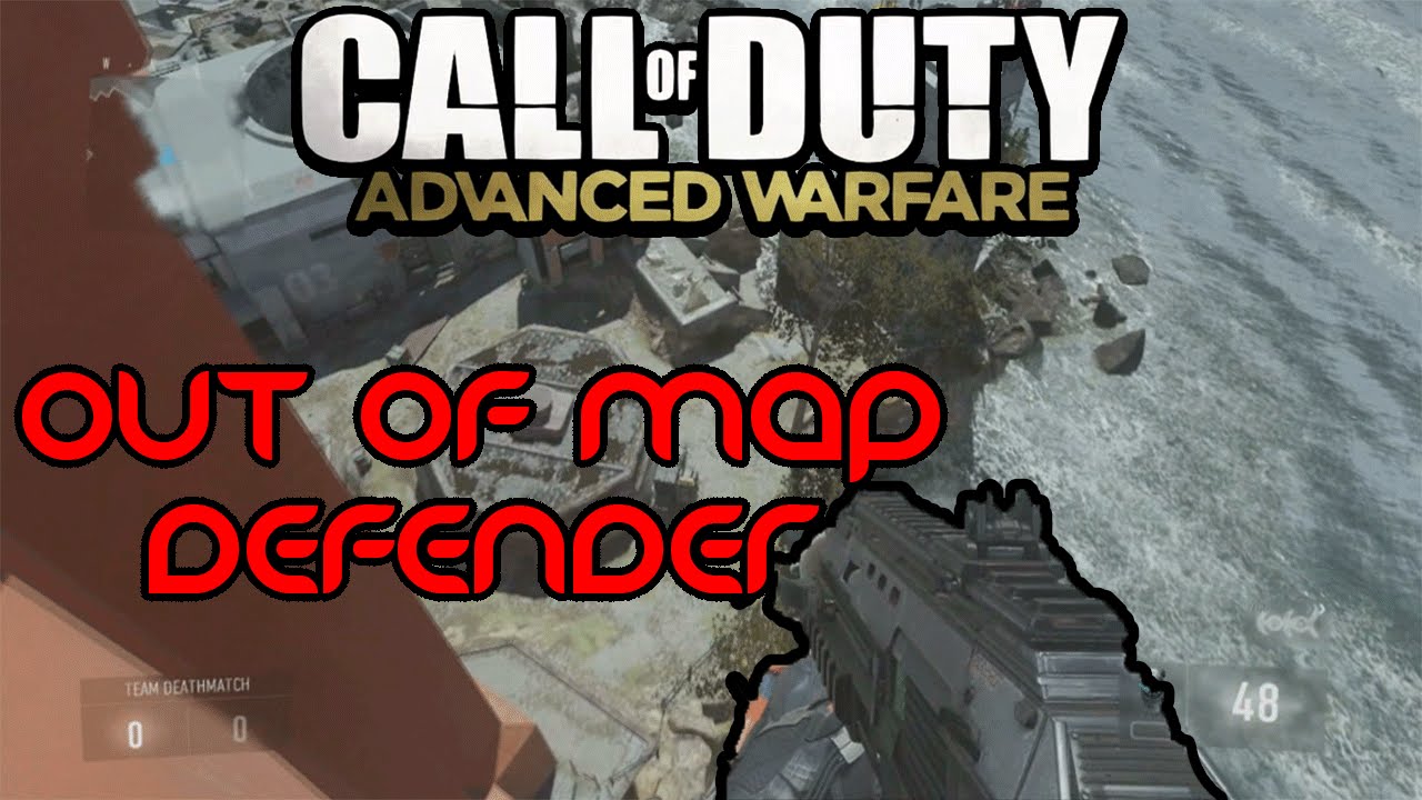 OUT OF MAP DEFENDER - COD ADVANCED WARFARE GLITCHES - YouTube