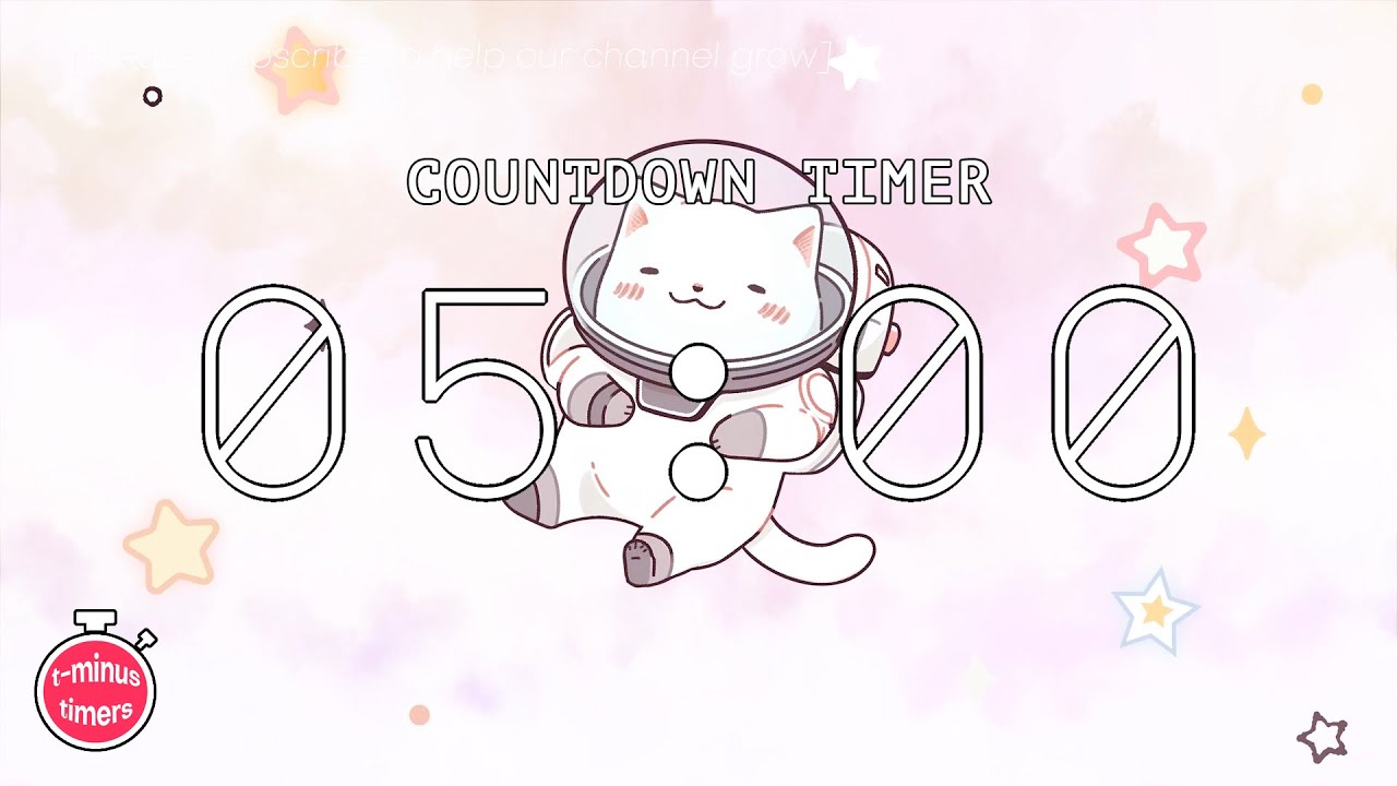 5 minutes timer with music for classroom | chill lofi retro playlist ...