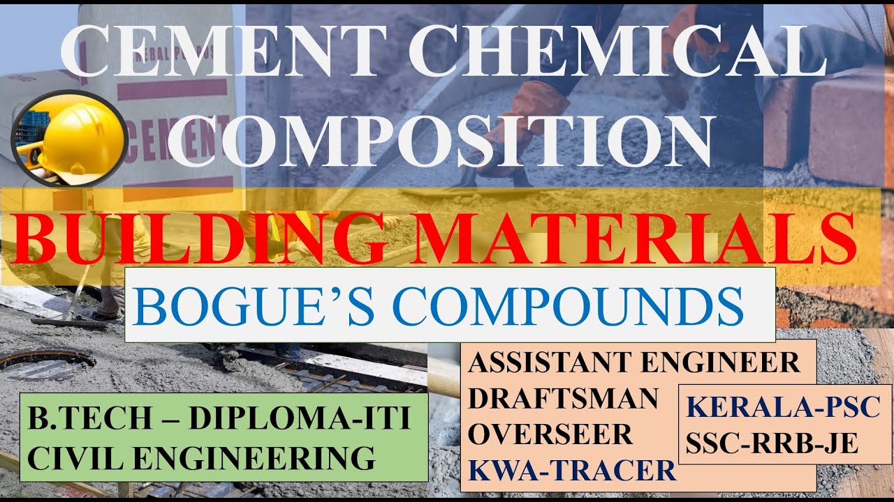 BOGUE'S COMPOUNDS || CEMENT PART 3 || CIVIL ENGINEERING || BUILDING ...