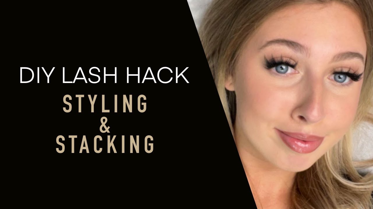How to Modify your DIY Lashes - DIY Lash Styling - Stacking Technique ...