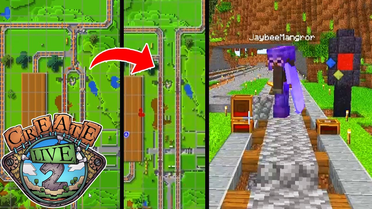 Mir reichts! Abgerissen und jetzt läuft der Zug! - Minecraft Create ...