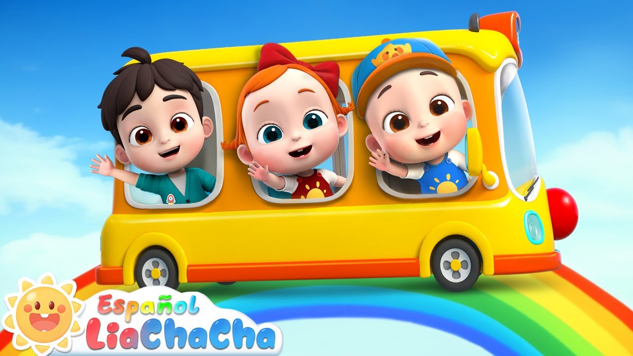 Las Ruedas del Bus🚌 | The Wheels on the Bus | LiaChaCha en Español ...