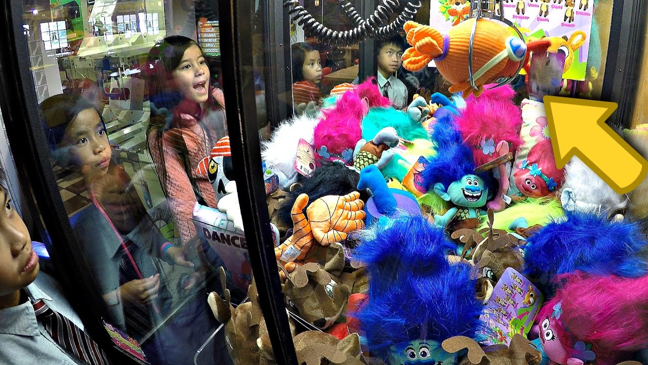 Arcade Claw Machine Games Plush Toy Stuffed Animals Prize Wins! クレーンゲーム ...