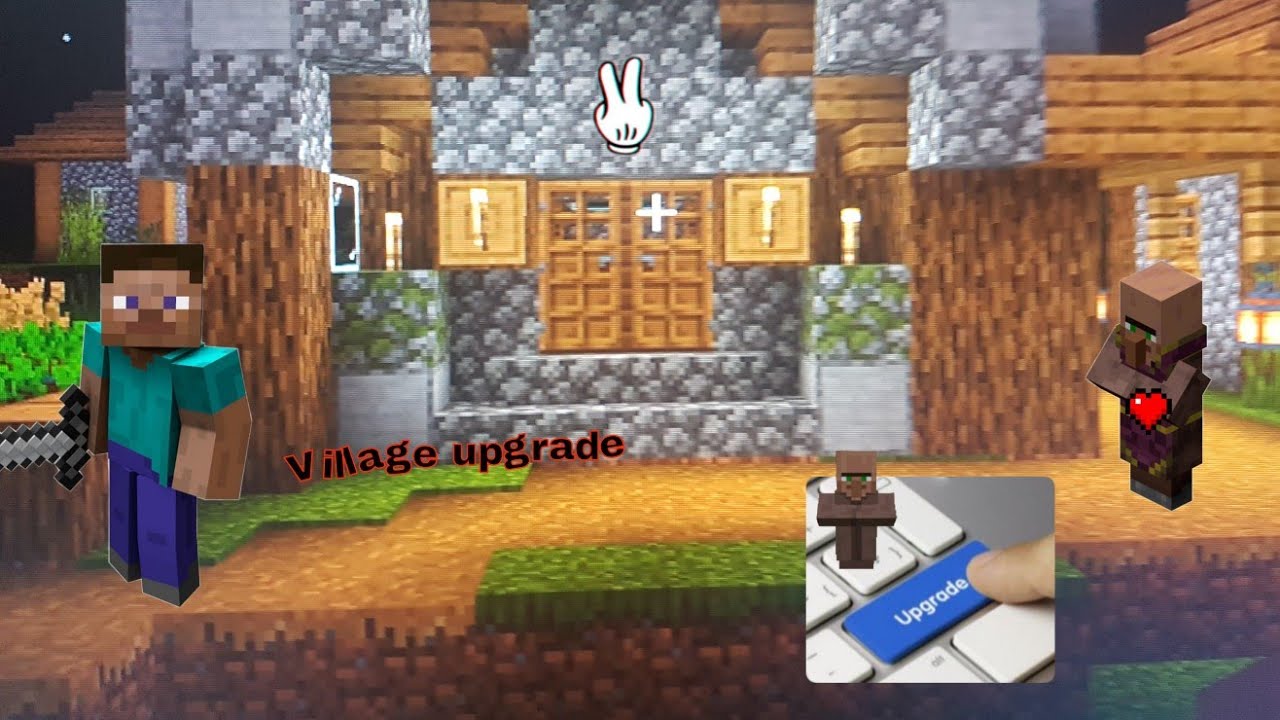 Minecraft Upgrade Village #1 - YouTube