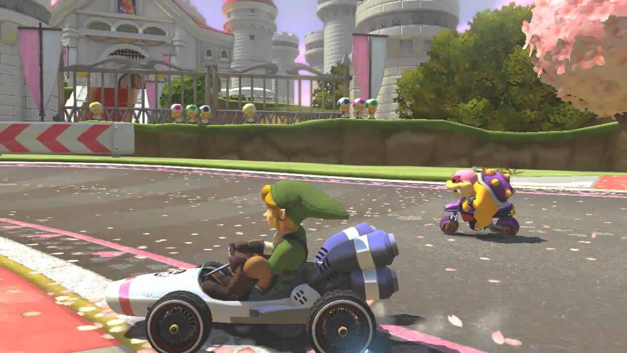 Wii U - Mario Kart 8 - (N64) Royal Raceway - YouTube