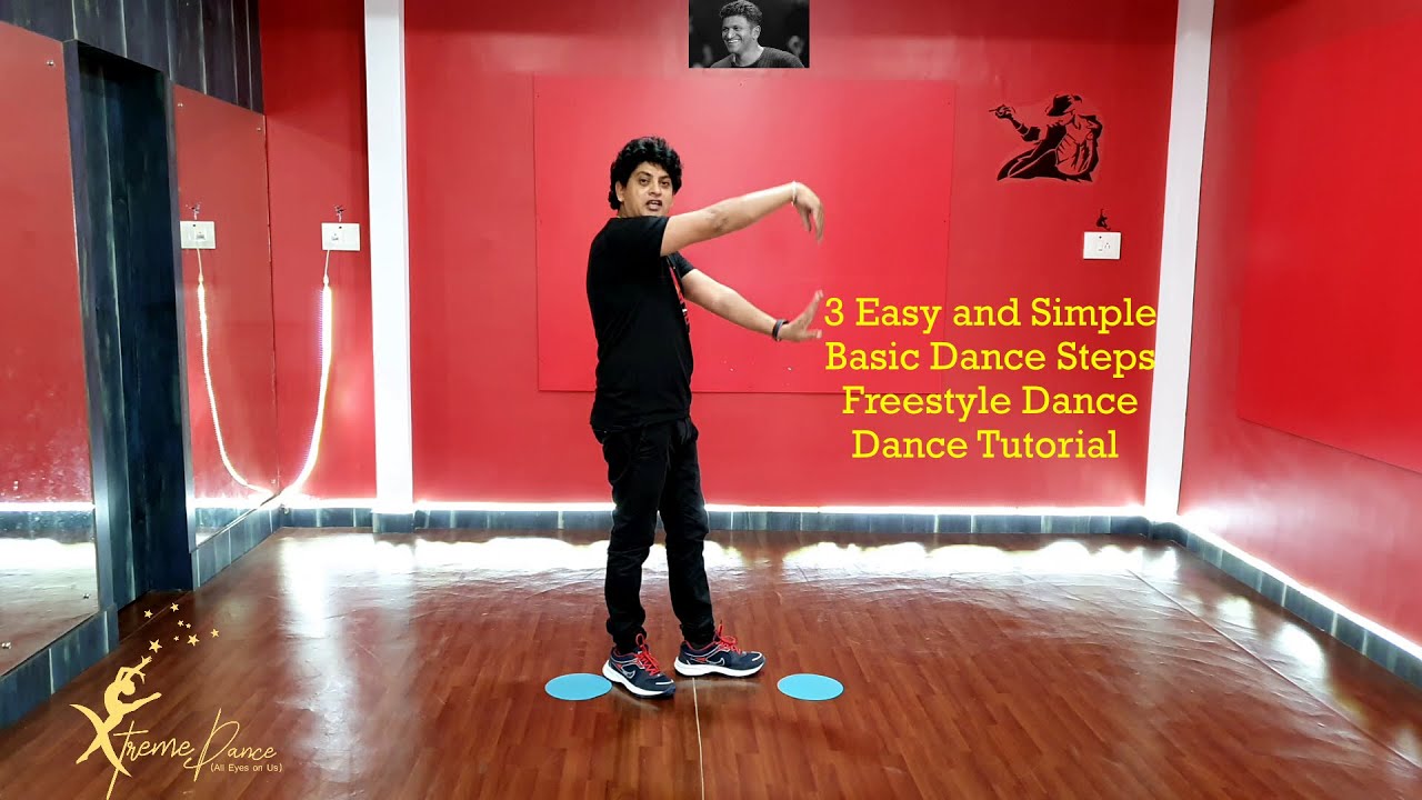 3 Easy and Simple l Basic Dance Steps l Freestyle Dance l Dance Tutorial Part 4 - YouTube