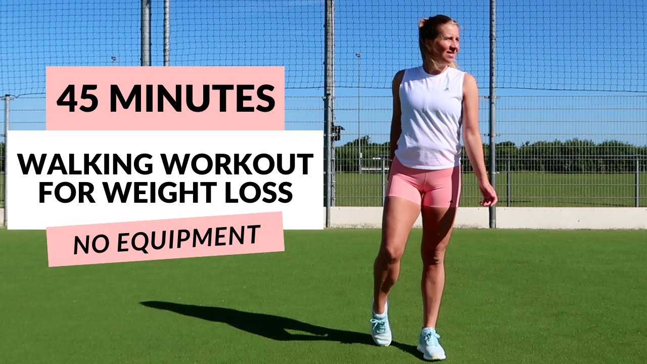 45 MIN WALKING CARDIO WORKOUT | Intense Full Body For Weight Loss - at ...