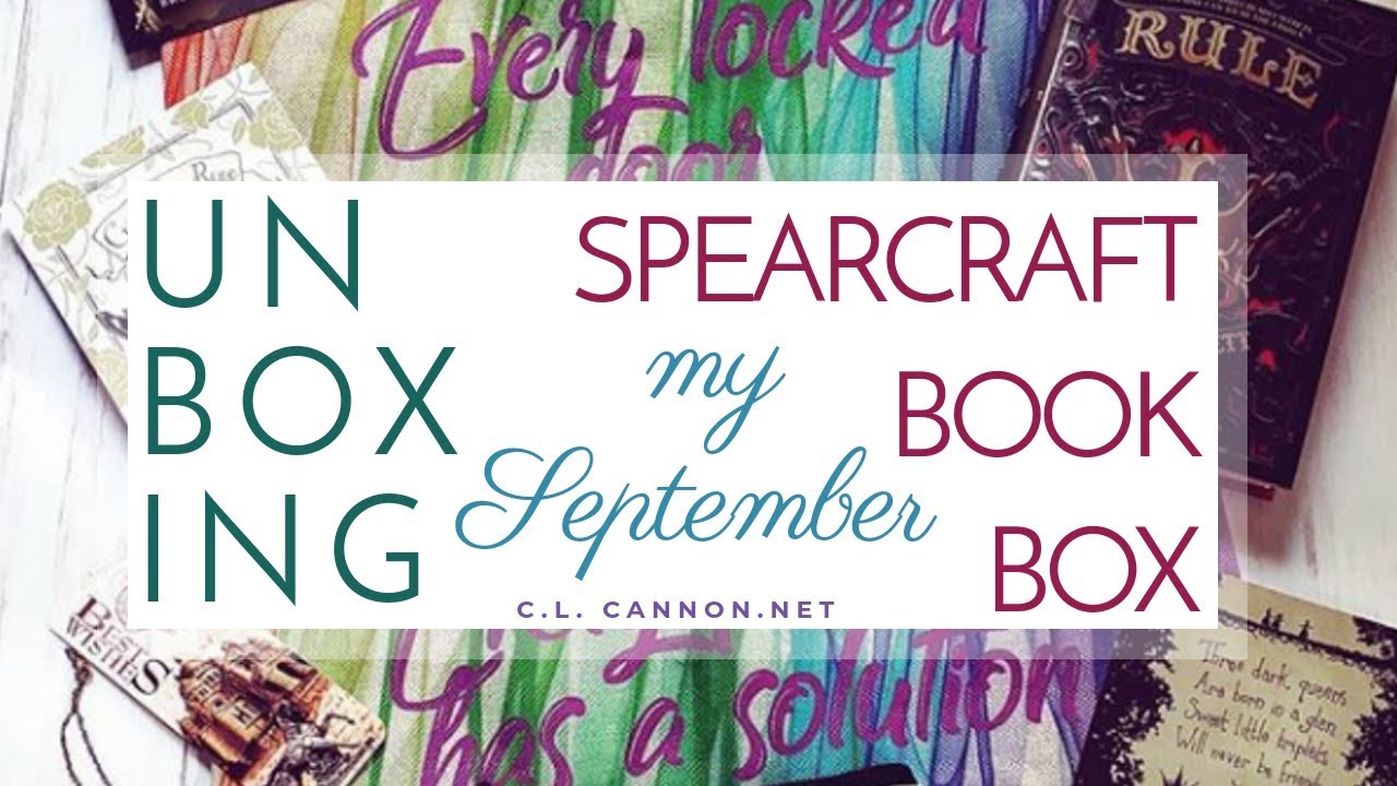 Unboxing my September Spearcraft Book Box! - YouTube