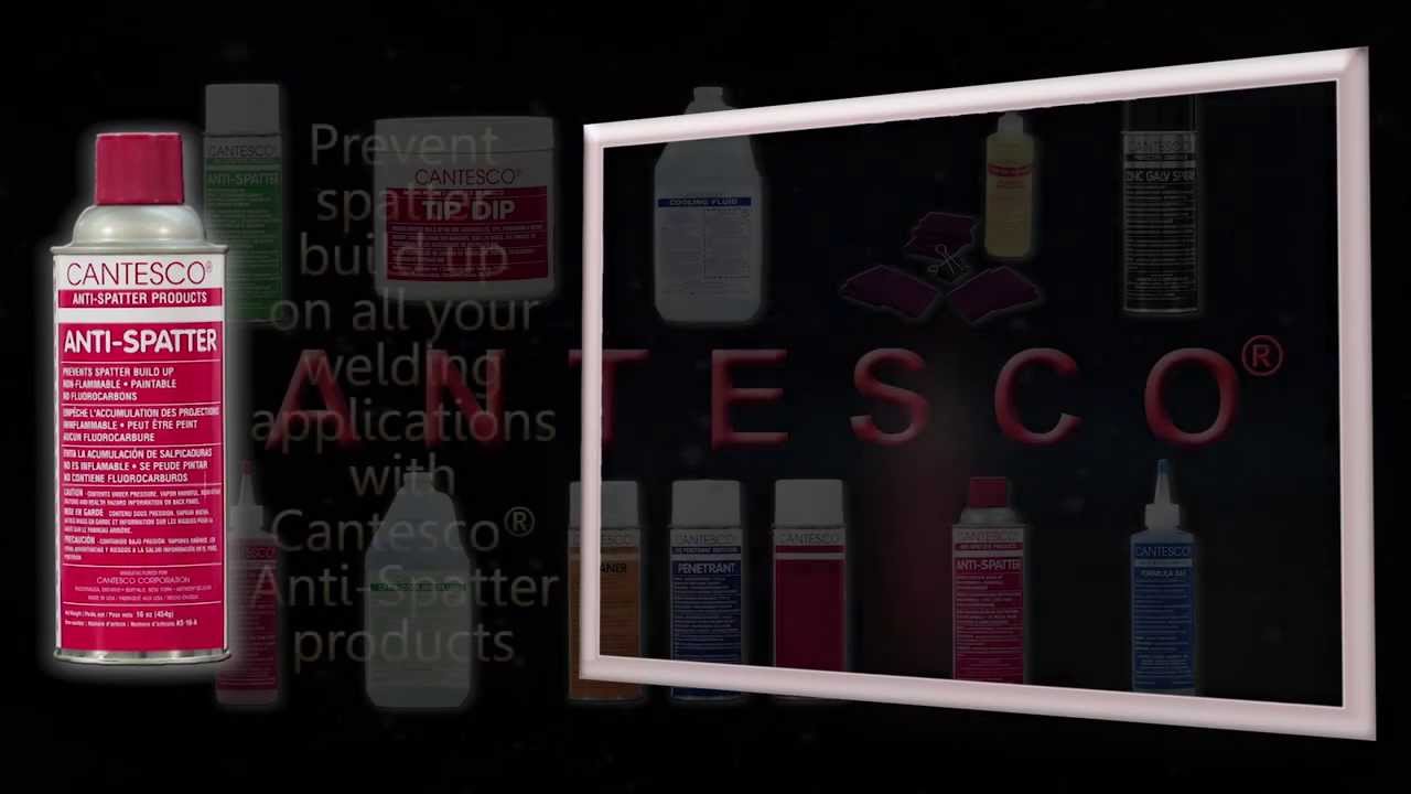 CANTESCO Products ANTI-SPATTER Solvent Based - YouTube