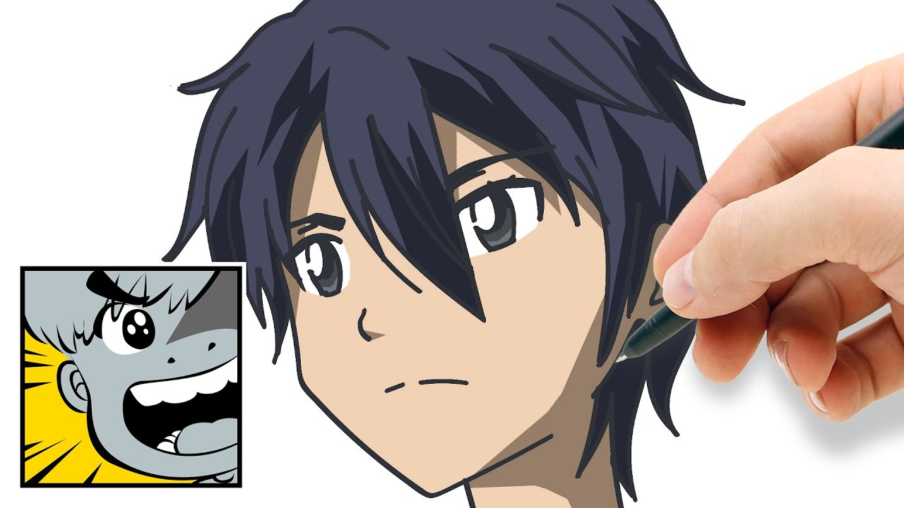 How to draw Kirito - YouTube