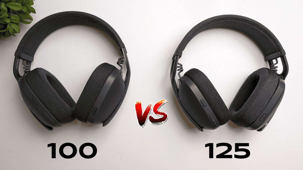 Logitech Vibe Zone Headsets (100 vs 125) - YouTube