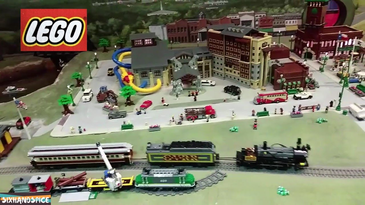 Awesome Lego Creations Mini City and Train - YouTube