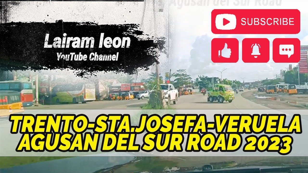 Trento to Sta. Josefa to Veruela Agusan del Sur Road Guide 2023 - YouTube
