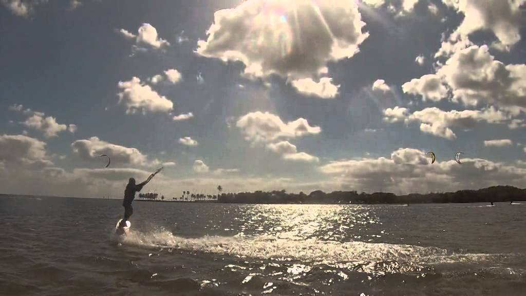 Kiteboarding Tricks Butter Slide, Bralley - YouTube