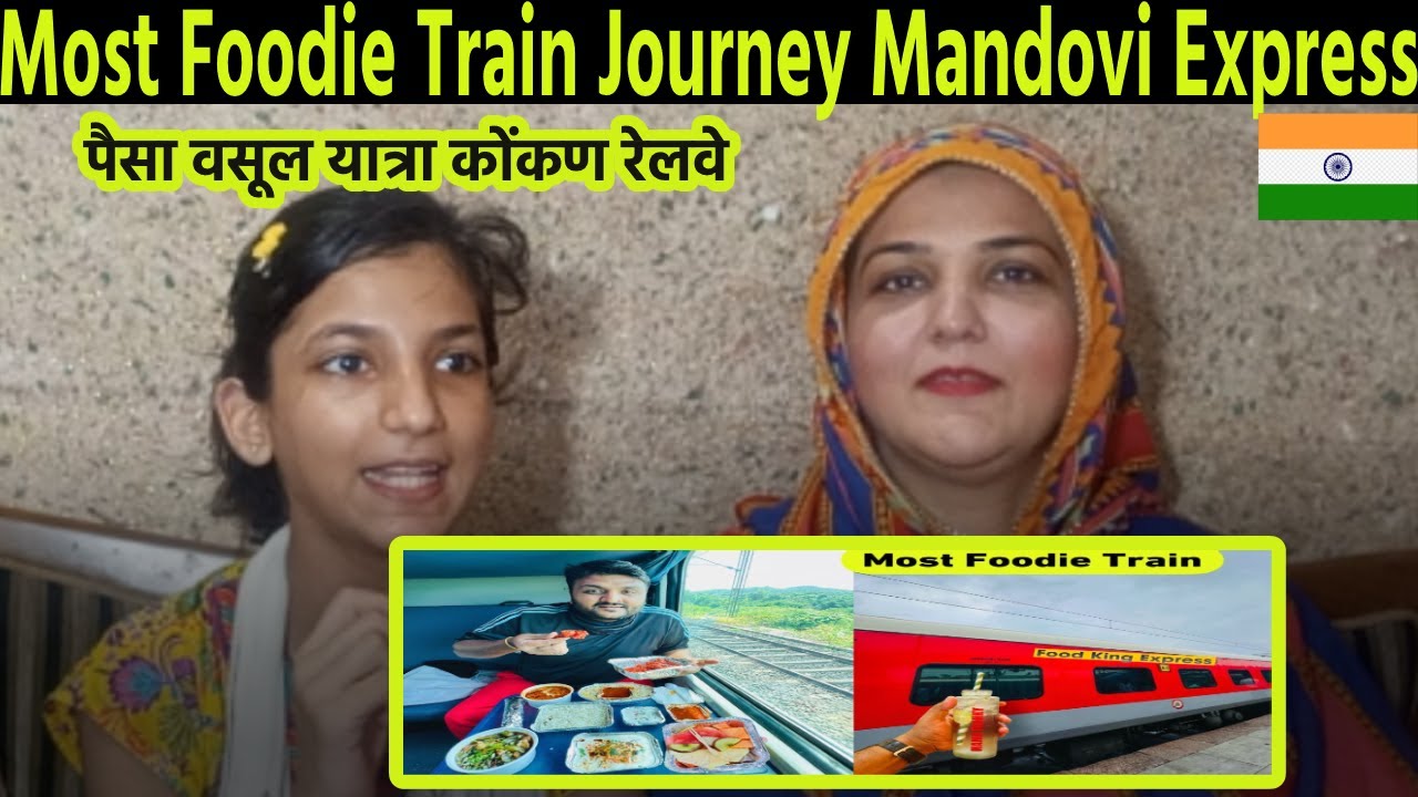 Most Foodie Train Journey Mandovi Express || Goa to Mumbai || Paisa ...